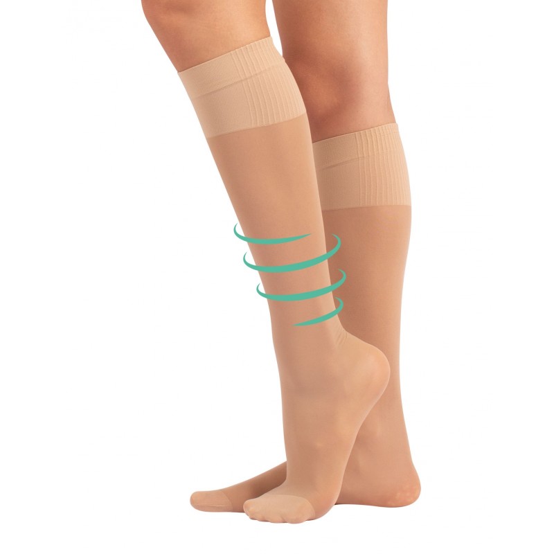 calze elastiche compressione media - 40 den 3 paia