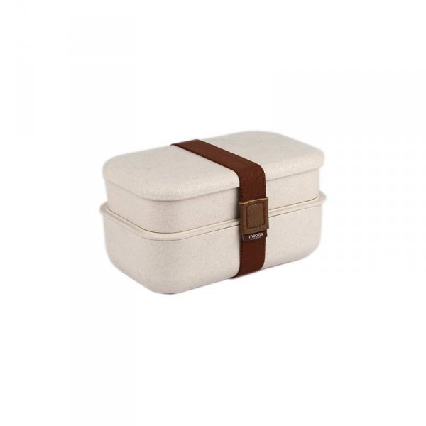 Natural lunch box in fibra di riso 2200 ml | Borse e contenitori ...