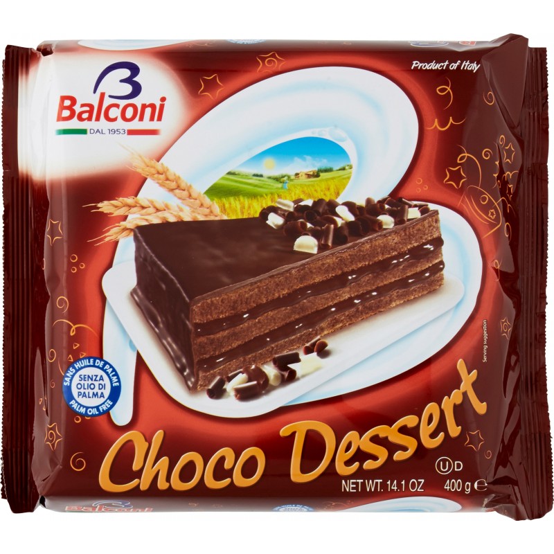 Balconi Choco Dessert Torta Cioccolato Confezione 400 Gr | Cicalia.com