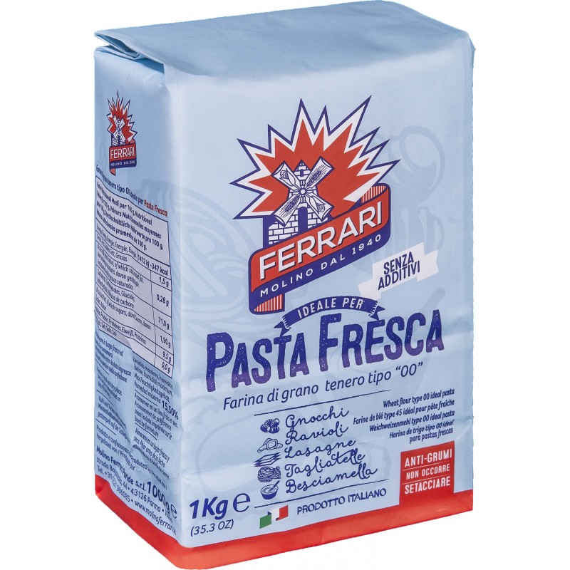 Molino Ferrari Farina Tipo "00" Per Pasta Fresca In Sacchetto kg.1