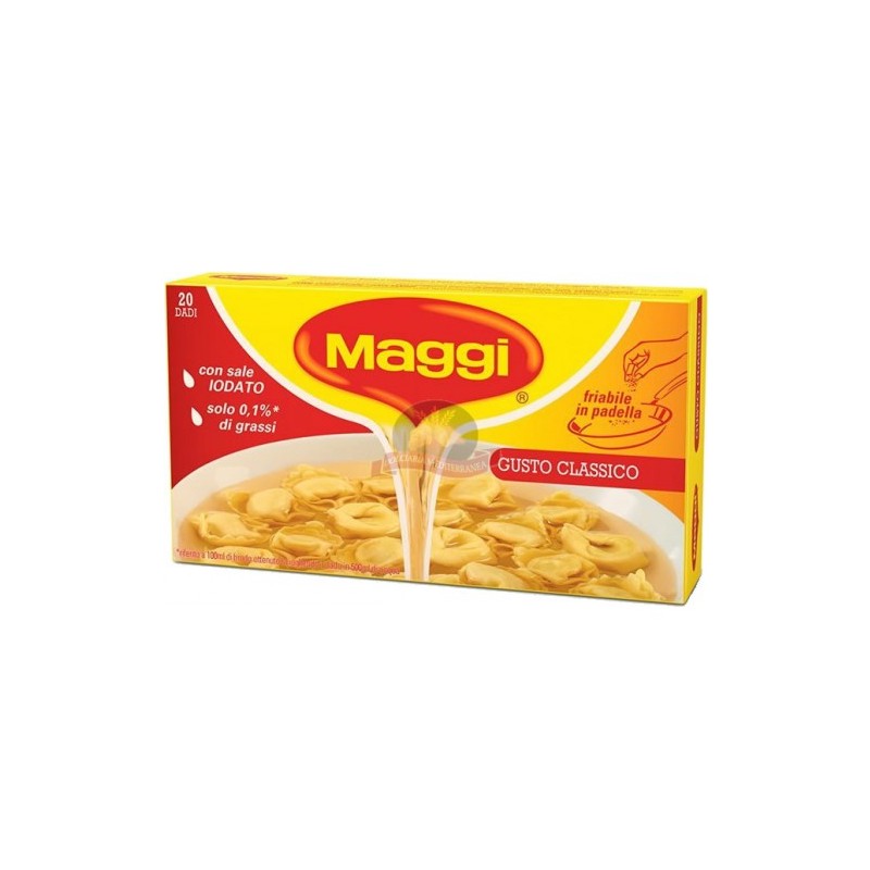 Maggi Dado Insaporitore Gusto Classico Conf. 20 Pezzi | Visita Cicalia