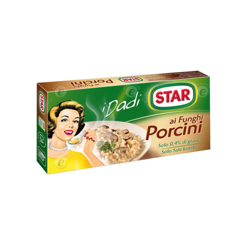 Star Dadi Ai Funghi Porcini Insaporitore Conf. 10pz | Visita Cicalia