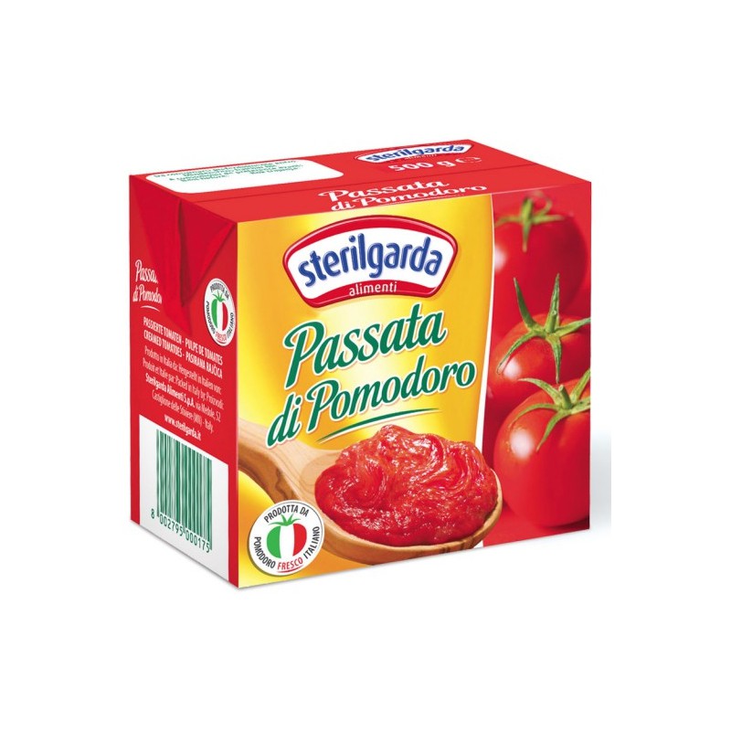 Sterilgarda Passata Di Pomodoro In Brick ml. 500 | Scopri Cicalia