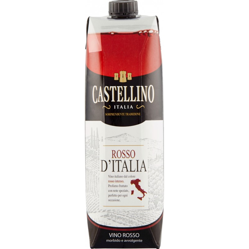 Castellino Vino Rosso Fermo Morbido In Brick lt. 1 | Scopri Cicalia