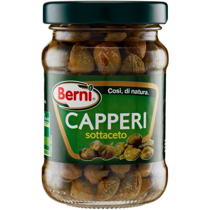 Berni Capperi Classici Sottaceto Vasetto gr. 96 | Visita Cicalia