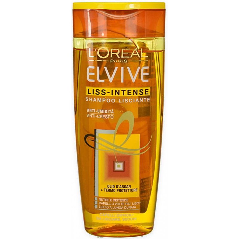 L'Oreal Elvive Shampoo Liss Intense Lisciante ml. 250 | Visita Cicalia