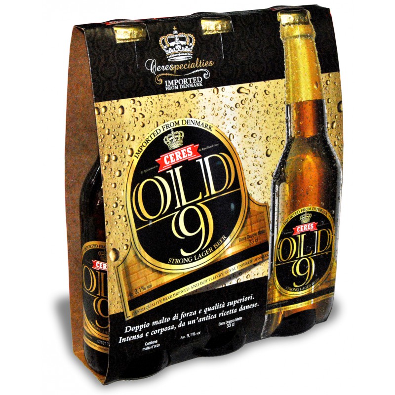 Ceres Old 9 Birra Bottiglia Di Vetro 3 Pezzi 33 Cl | Cicalia.com