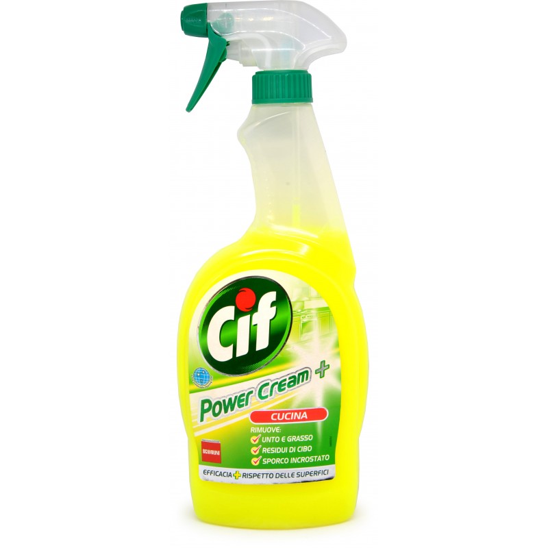 Cif Power Cream Spray Kitchen ml 750 | Ordina ora spray per cucina