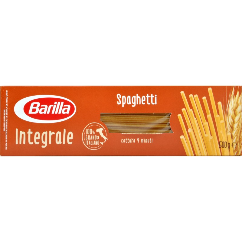 Barilla Spaghetti Integrale Pasta Semola Grano 500 Gr | Cicalia.com
