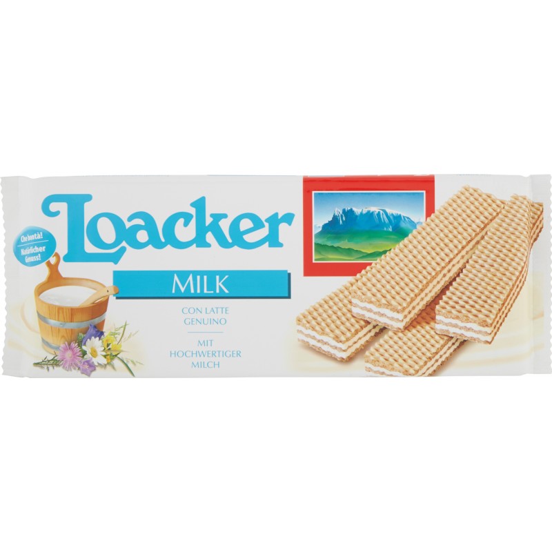 Wafer Loacker milk - gr.175| Ordinali ora su Cicalia