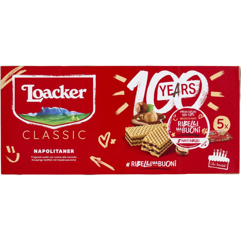 Wafer Loacker napolitaner gr.45x5| Ordinali ora su Cicalia