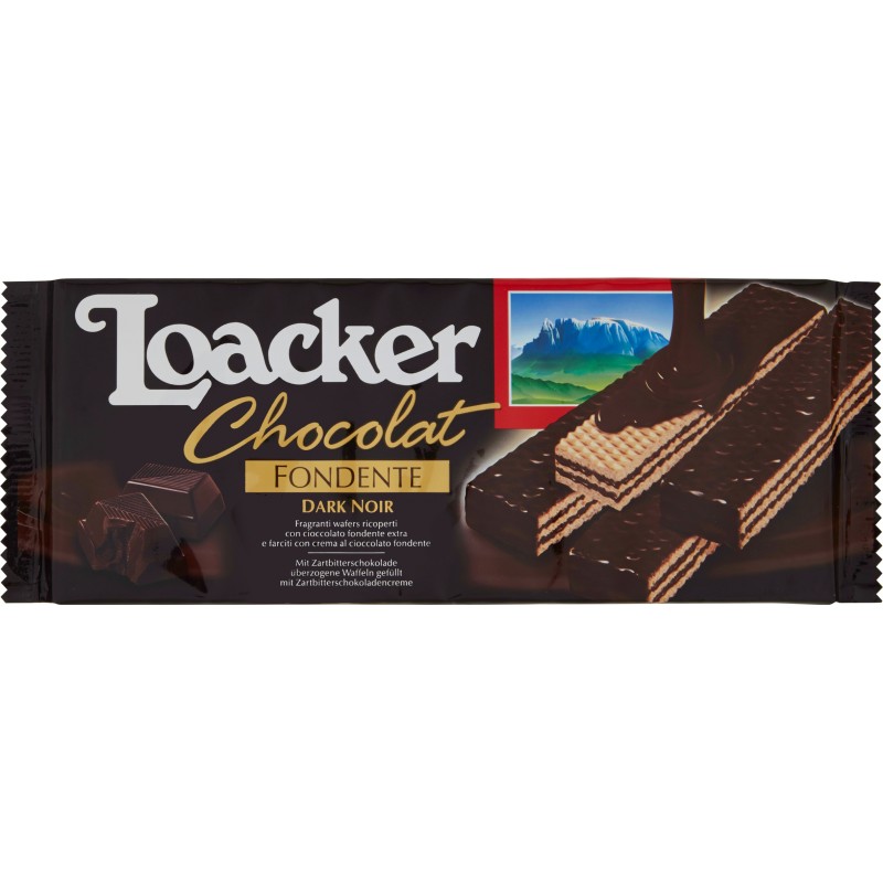 Wafer Loacker cioccolato fondente 118 gr| Ordinali ora su Cicalia