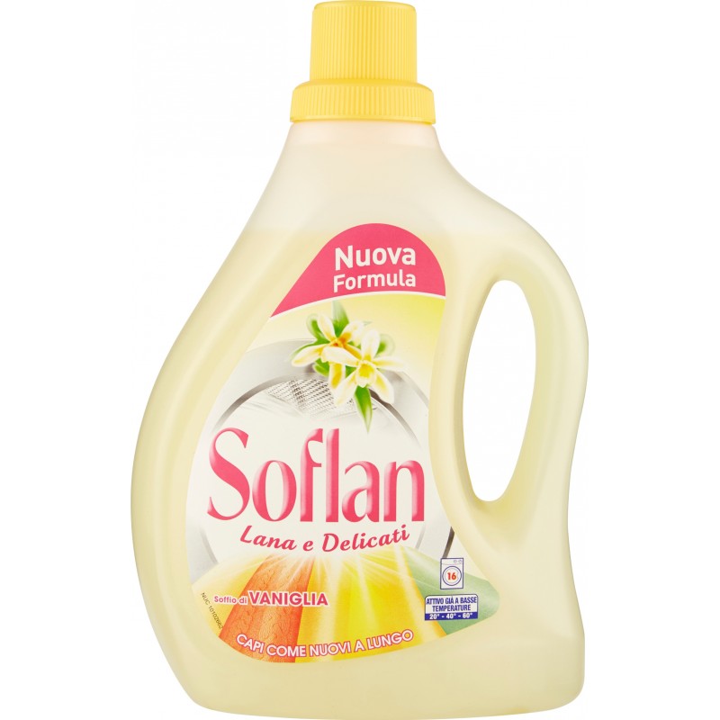 Detersivo liquido Soflan alla vaniglia 1 lt| Ordinalo ora su Cicalia