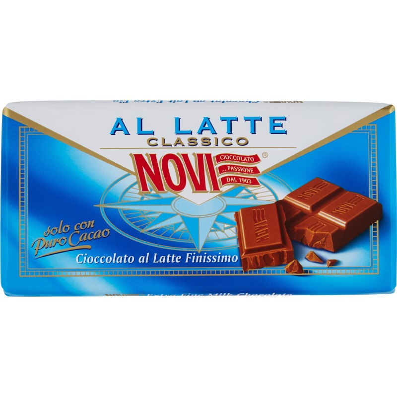 Novi Cioccolato al Latte Classico Tavoletta da gr. 100 | Cicalia