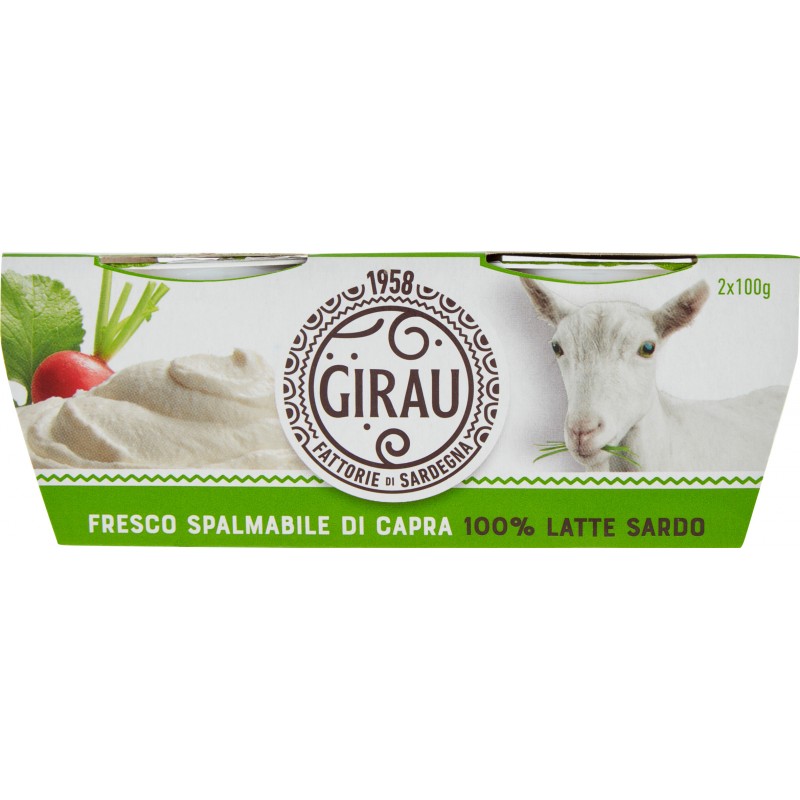 Fattorie Girau Ricotta Di Capra Latte Sardo 2 Pezzi 100 Gr | Cicalia