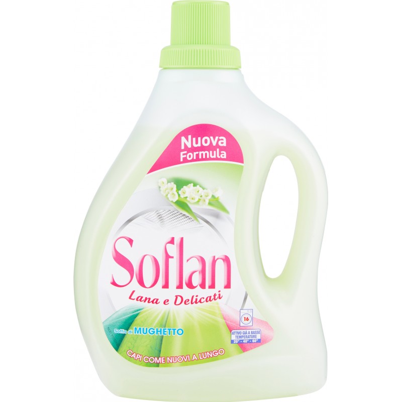 Detersivo liquido Soflan al mughetto lt.1| Ordinalo ora su Cicalia
