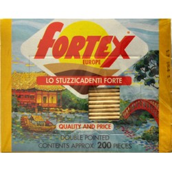 Fortex Europe Lo Stuzzicadente Forte Conf. da 200 | Visita Cicalia