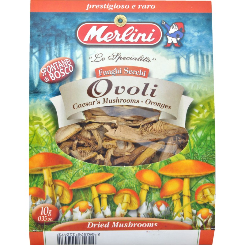 Merlini Le Specialità Funghi Secchi Ovoli Spontanei 10 Gr | Cicalia