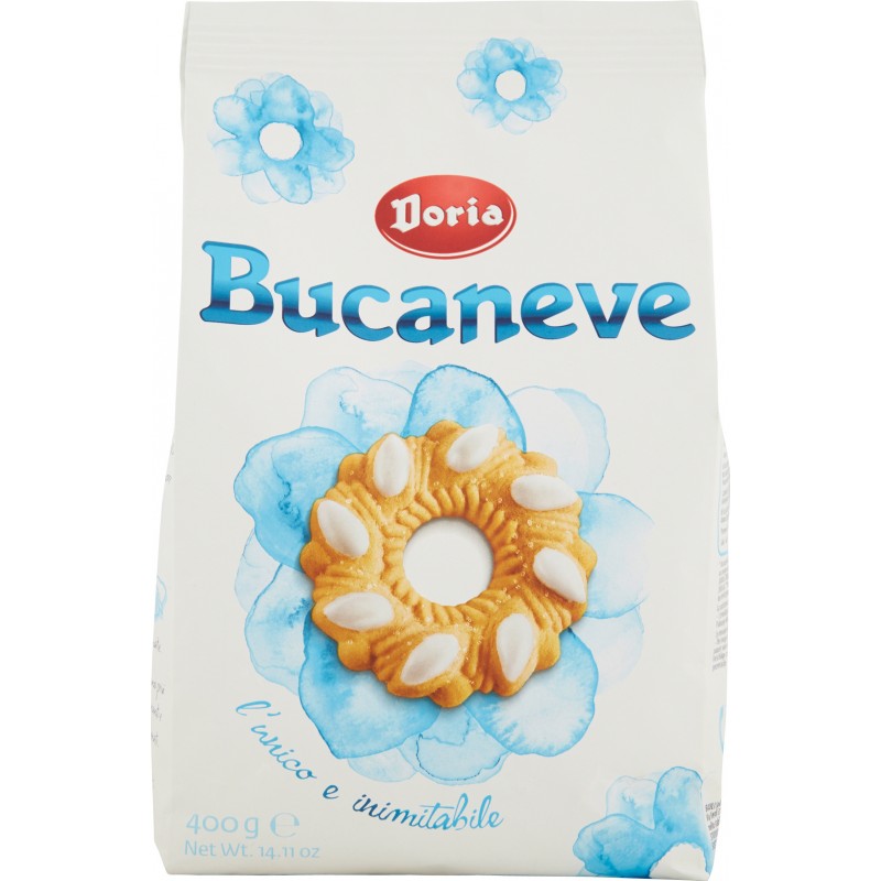 Doria Bucaneve Biscotti Frollini Classici Con Buco Sacchetto gr. 400