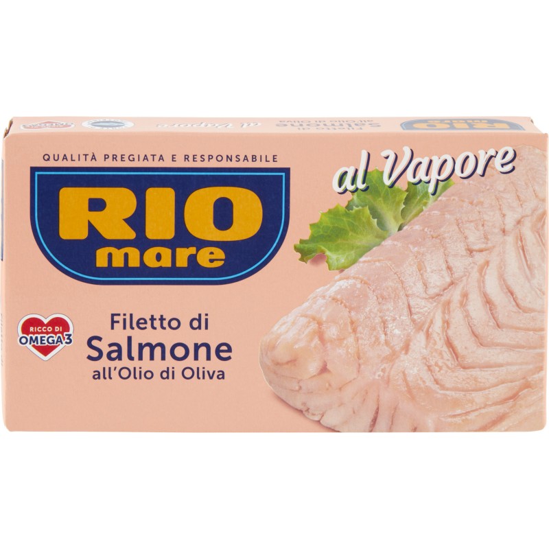 Rio Mare Filetti Di Salmone In Olio D'Oliva confez. da gr. 120