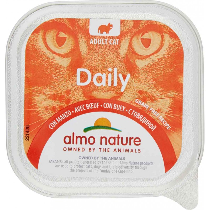 Almo Nature Gatti Daily Menù Adult Cat Vaschetta da gr. 100