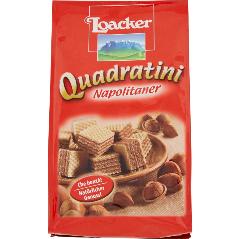 Loacker Quadratini Wafer Napolitaner Classici gr. 125 | Scopri Ciclaia