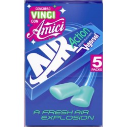 Air Action Vigorsol Classico Chewing Gum Conf. da 5 Pacchetti