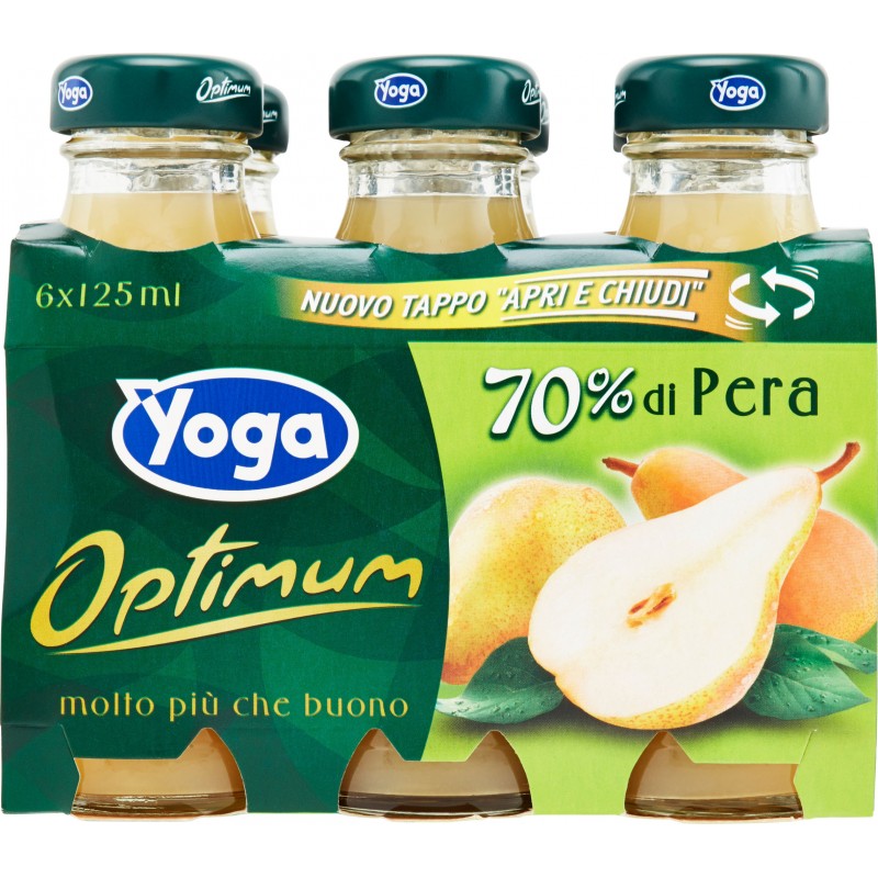Succo alla pera yoga ml.125x6| Ordinalo ora su Cicalia