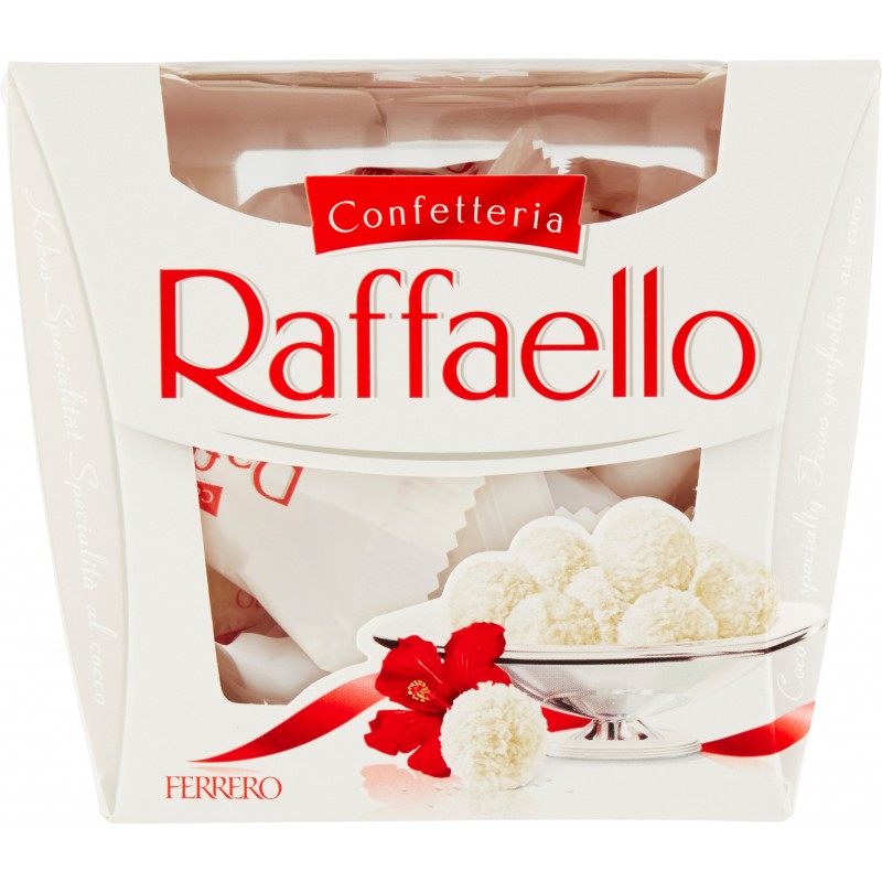Ferrero Confetteria Raffaello Confezione da 18 Cioccolatini