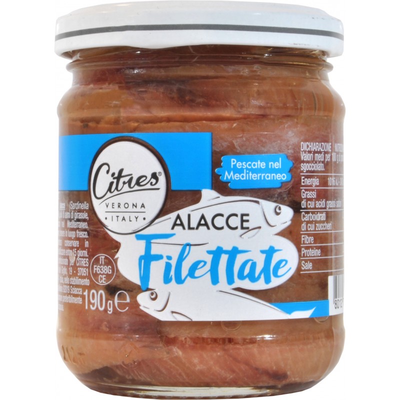 citres alacce filett. olio gir. gr 190