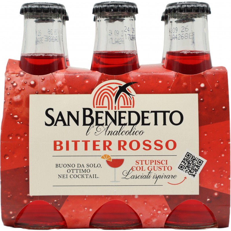 San Benedetto Ben's Bitter Rosso Aperitivo Analcolico cl. 10 Conf. 6