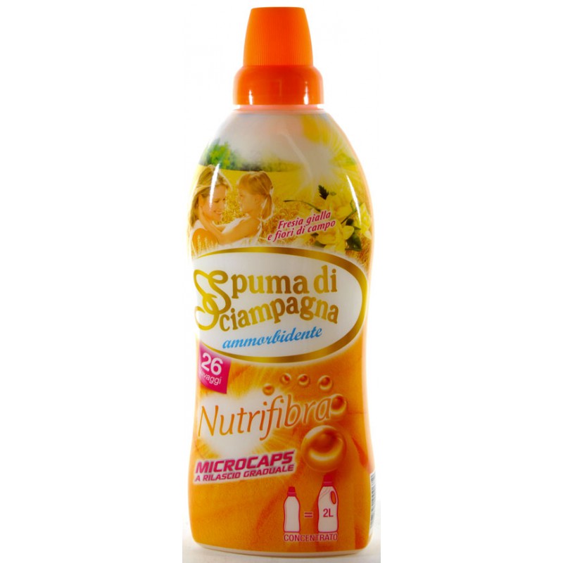 Spuma Di Sciampagna Ammorbidente Nutrifibra Per Bucato ml. 750