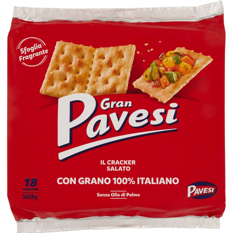 Gran Pavesi Cracker Salati gr. 560 | Ordinali online su Cicalia