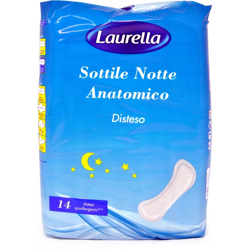 Laurella Supernotte Anatomico Conf. da 14 Assorbenti | Scopri Cicalia