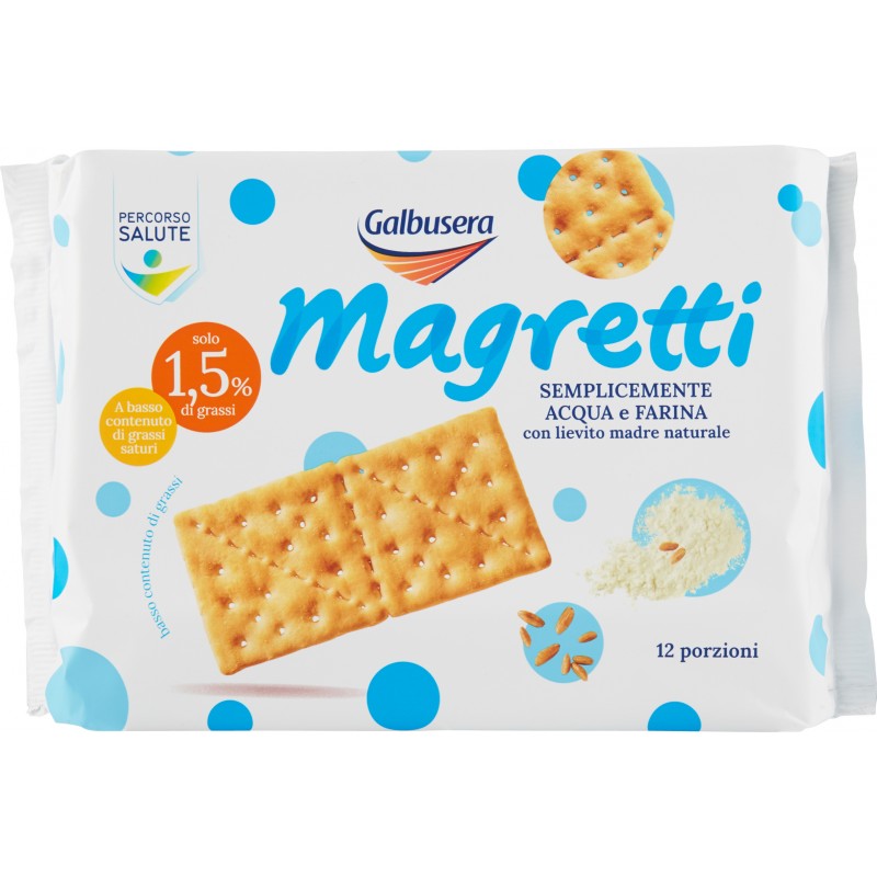 Galbusera Cracker Magretti Conf. da 12 Pacchetti | Visita Cicalia