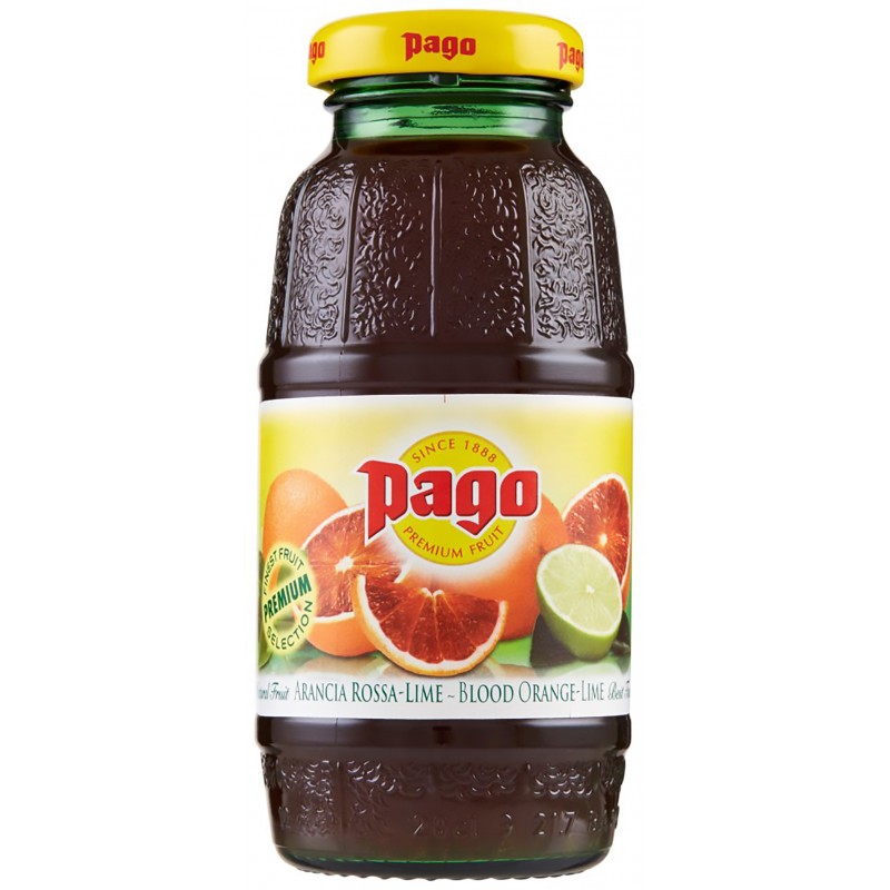 Pago Succo Di Frutta Arancia Rossa E Lime Bottiglietta cl. 20
