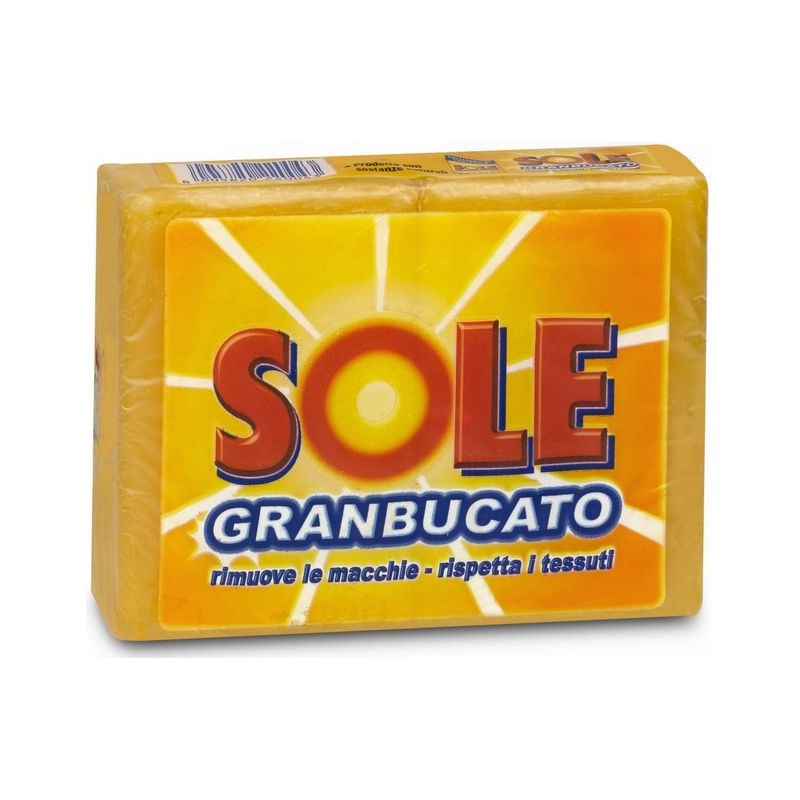 Sole Granbucato Sapone Per Abiti 2 Pezzi 300 Gr | Cicalia.com