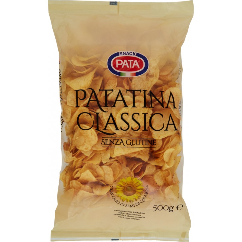 Pata Snack Patatina Classica Senza Glutine Sacchetto gr. 500