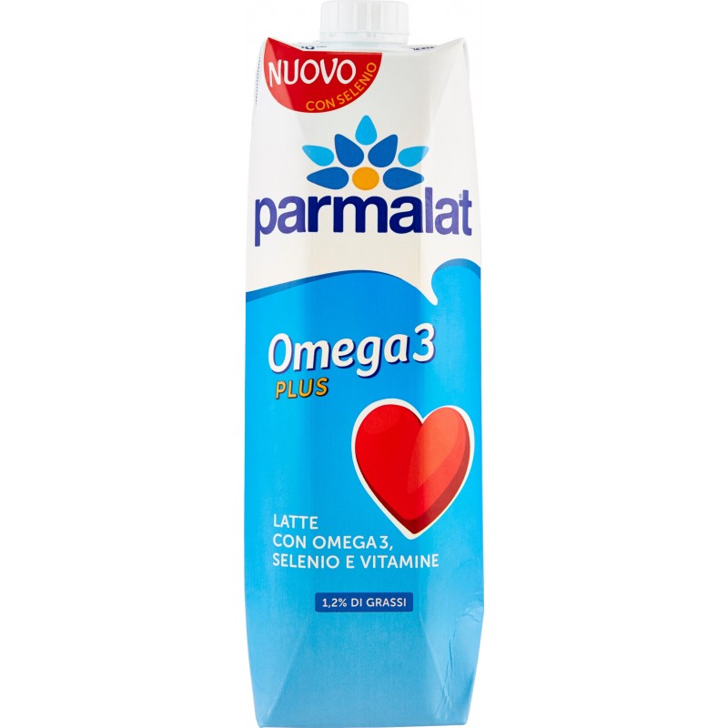 Latte Parmalat Omega 3 Plus Italiano Senza Grassi Dieta Equilibrata