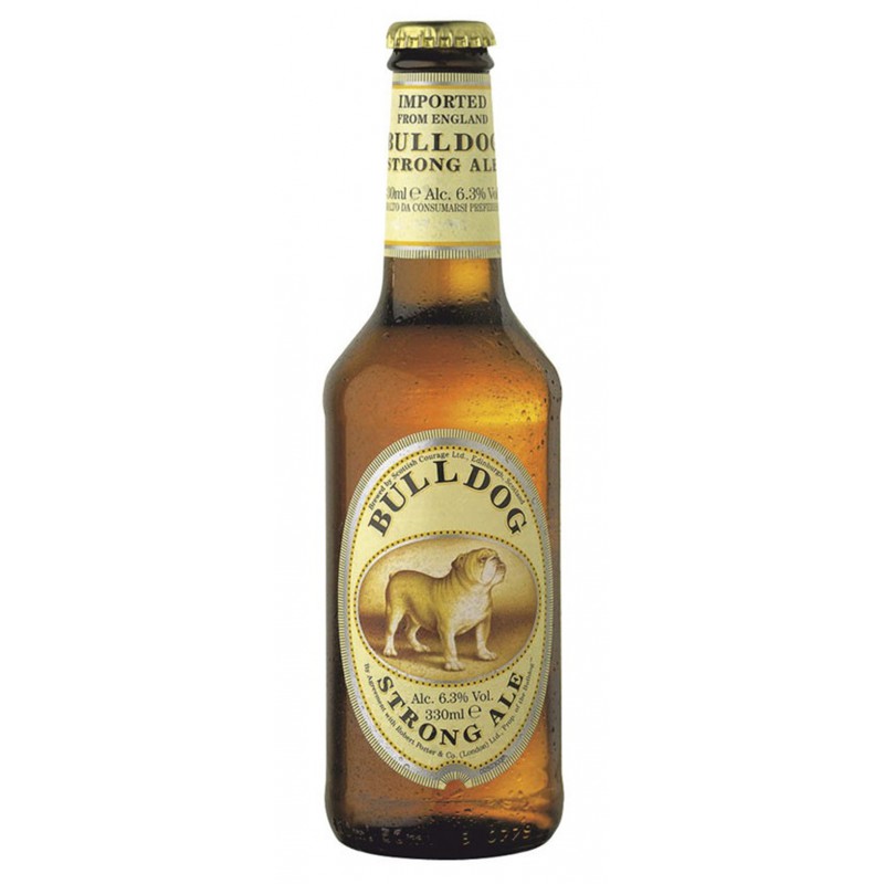 Bulldog Birra Strong Ale Inglese Bionda Doppio Malto Bottiglia cl. 33