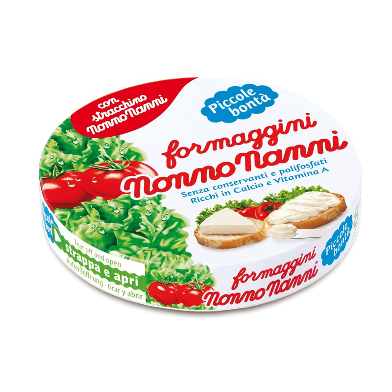 Nonno Nanni Formaggini Spicchi Di Formaggio Spalmabile gr. 140