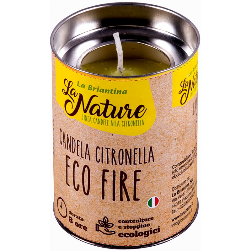 la nature candela citronella eco-fire d6