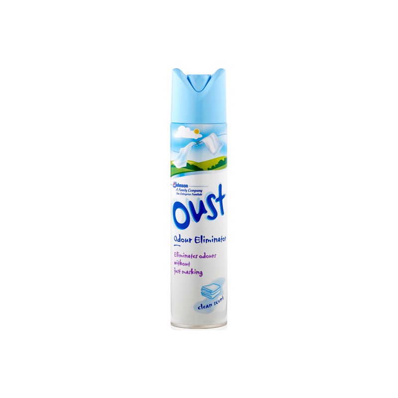 Glade Oust Deodorante Spray Elimina Odori Clean Scent ml. 300