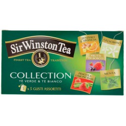 Sir Winston Tea Collection Tè Verde Bianco 25 Bustine | Cicalia.com