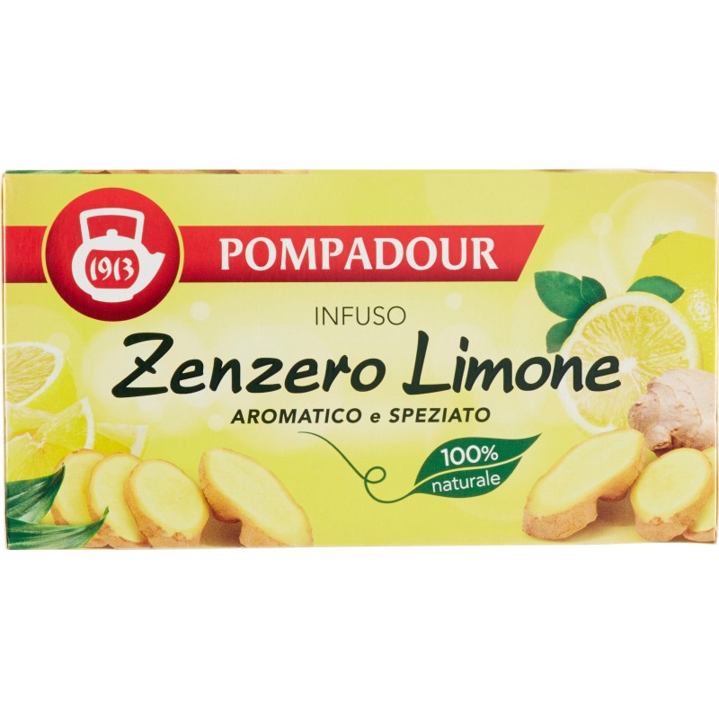 Pompadour Infuso Caldo Gusto Zenzero E Limone Speziato | Cicalia.com