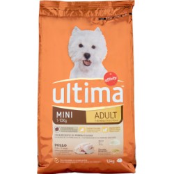 Ultima Croccantini Mini Per Cani Adult Mini Con Pollo kg. 1,5