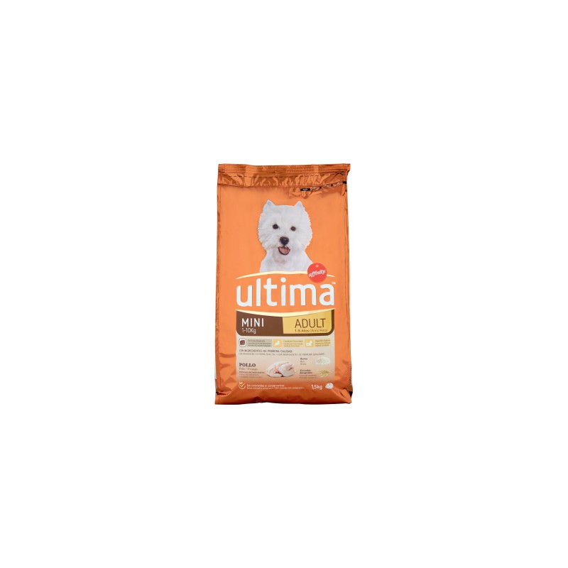 Ultima Croccantini Mini Per Cani Adult Mini Con Pollo kg. 1,5