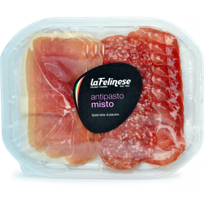 La Felinese Antipasto Misto Salumi Vaschetta 120 Gr | Cicalia.com