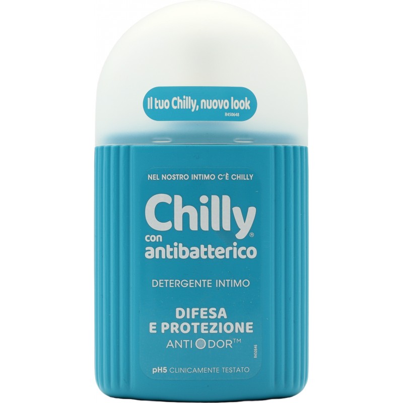 Chilly Detergente Intimo Sapone Con Antibatterico Formula Attiva 200ml