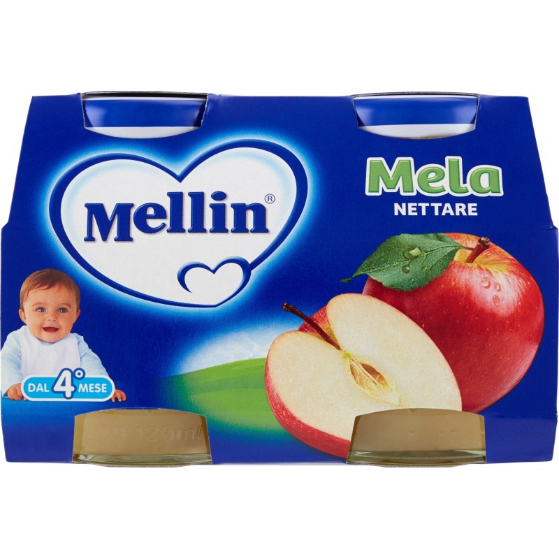 Mellin Nettare Mela | Succo di Mela Mellin ml. 500 confez. da 4 bott.